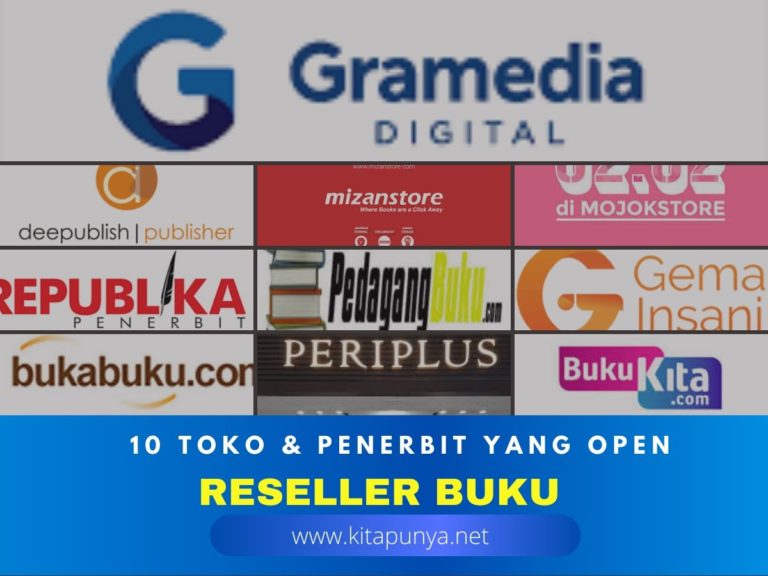 Mau Jadi Reseller Buku? Ini 10 Toko dan Penerbit Yang Open Reseller